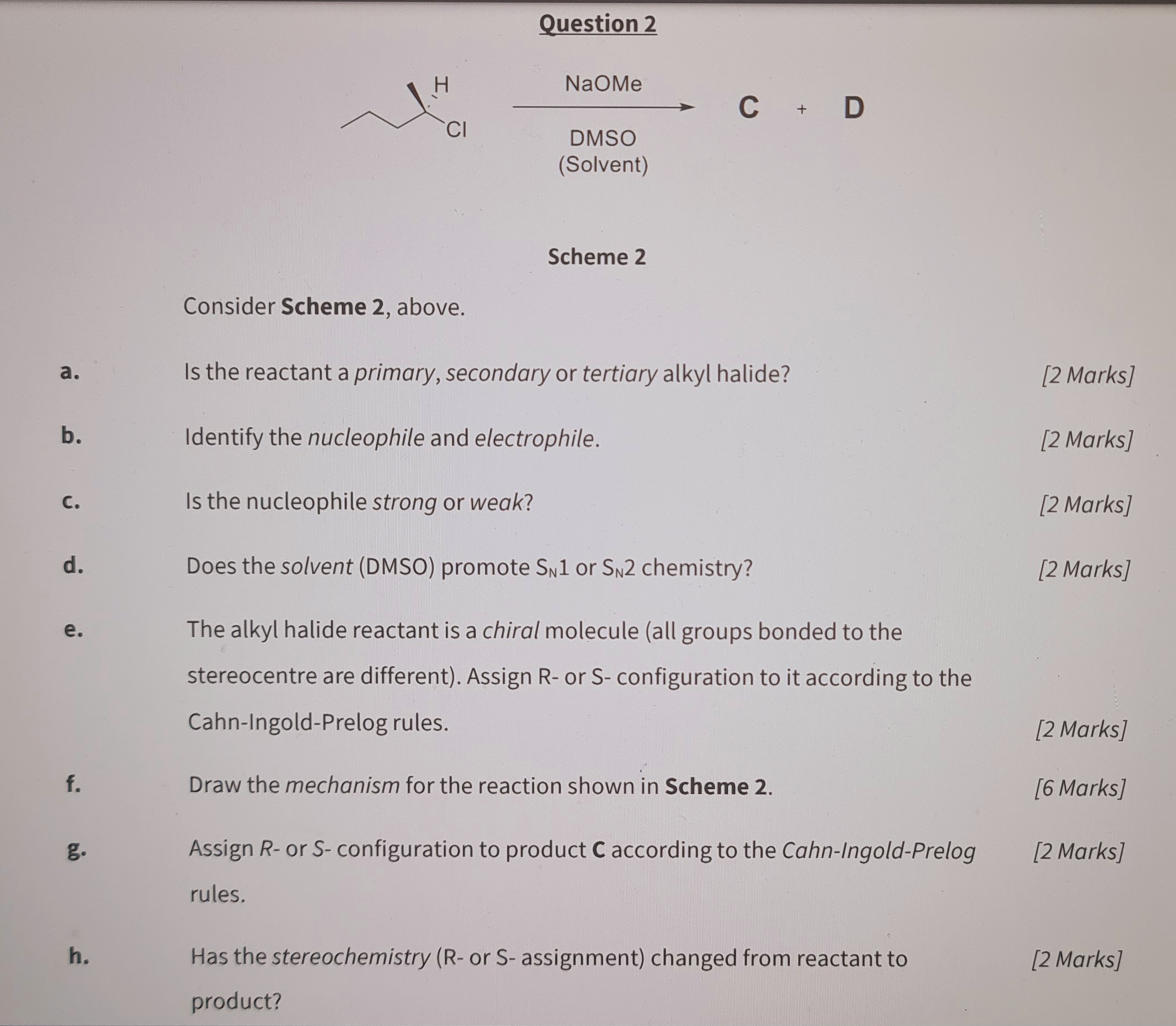 Solved Scheme 2Consider Scheme 2, ﻿above.a. ﻿Is the reactant | Chegg.com