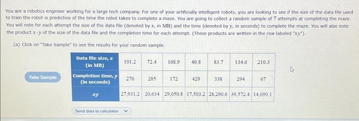 Solved You are a robotics engineer working for a large tech | Chegg.com