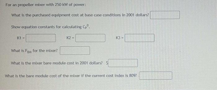 Solved Estimate the total bare-module cost in in 2023 | Chegg.com