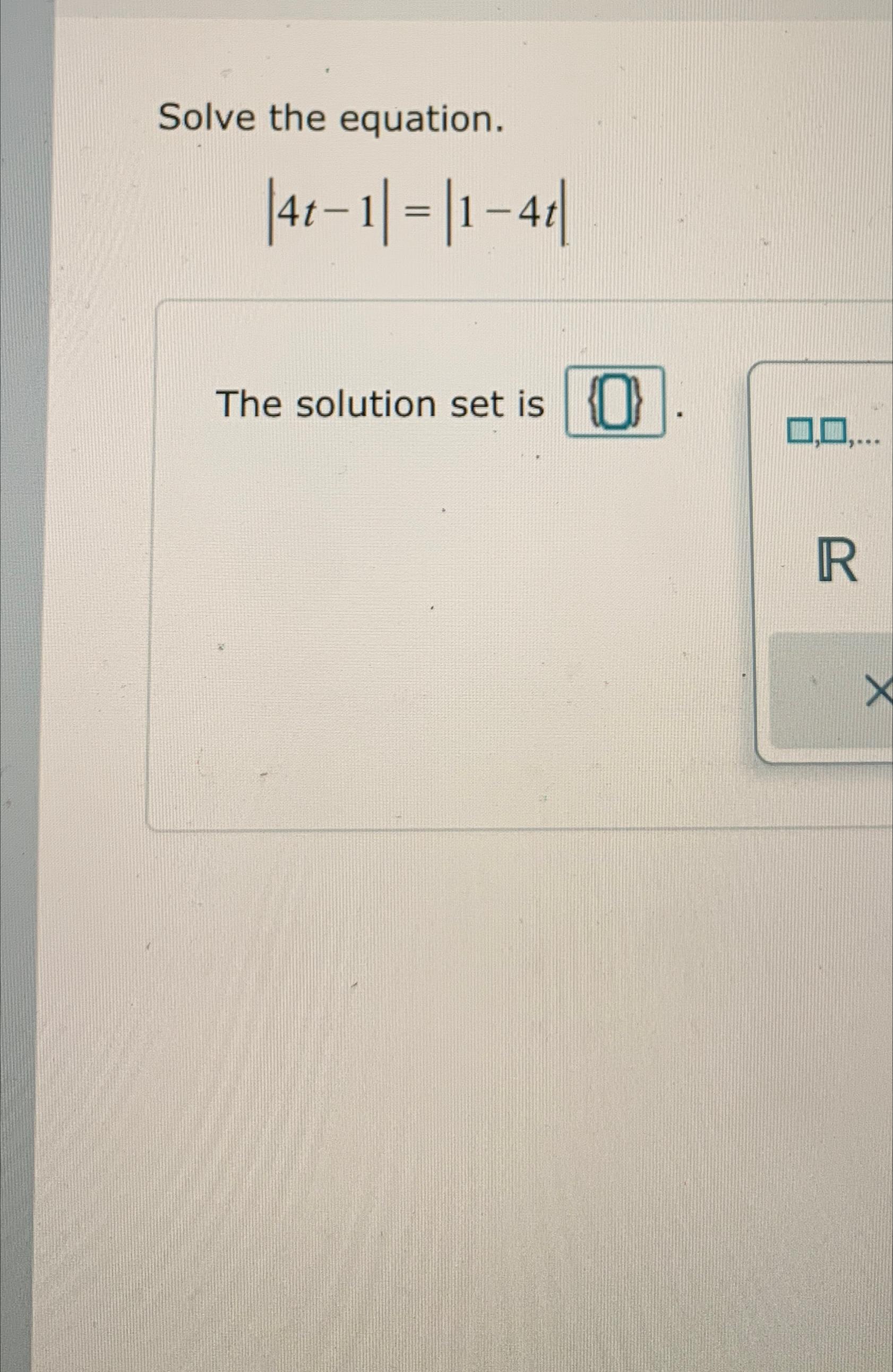 solved-solve-the-equation-4t-1-1-4t-the-solution-set-is-chegg
