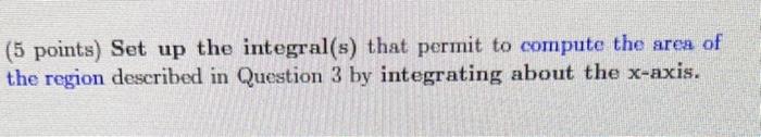 Solved ( 6 points) Using shell method, set up the | Chegg.com