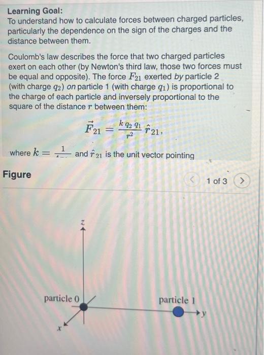 Learning Goal: To understand how to calculate forces | Chegg.com