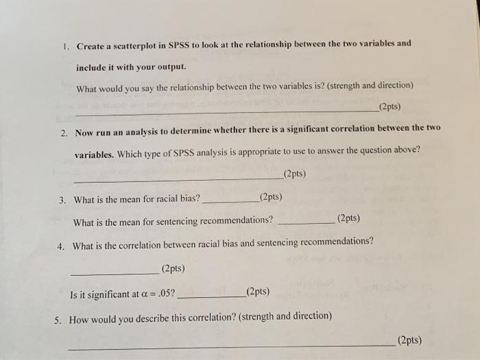 Solved SPSS Assignment 4 Instructions: This SPSS assignment | Chegg.com