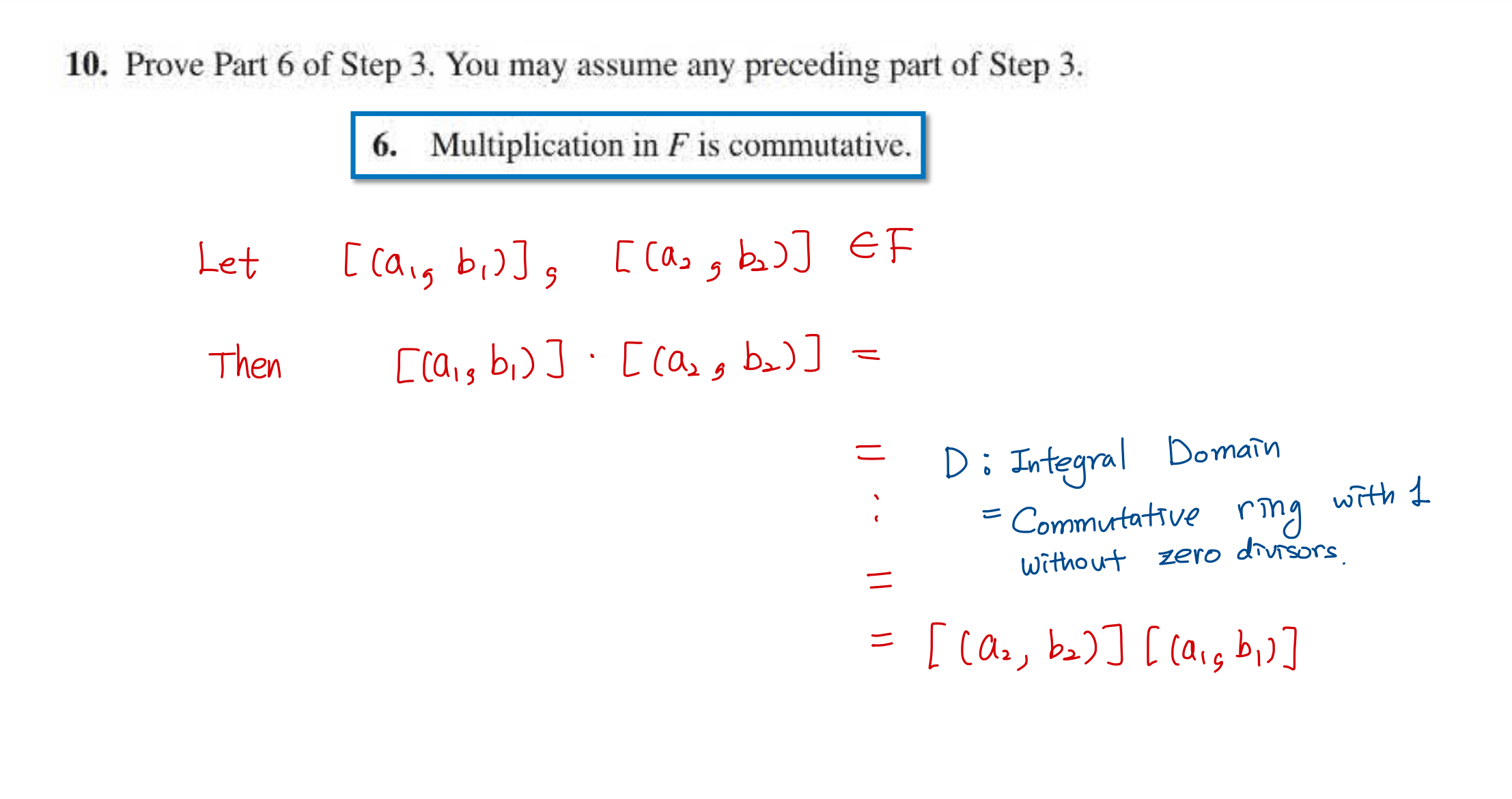 Solved Prove Part 6 ﻿of Step 3. ﻿You may assume any | Chegg.com