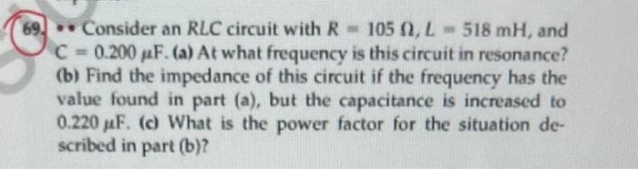 Solved IP Consider the ac circuit shown in Figure 24-32, | Chegg.com