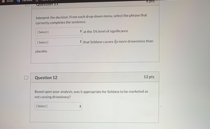 Solved When the antihistamine Seldane was first introduced, | Chegg.com