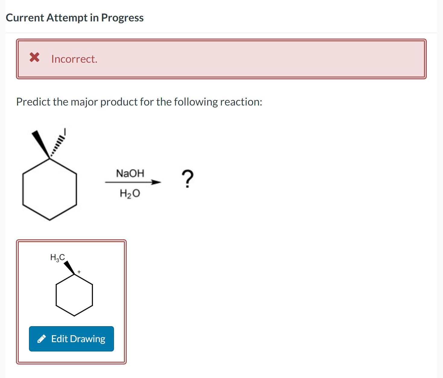 Solved Current Attempt in ProgressIncorrect.Predict the | Chegg.com