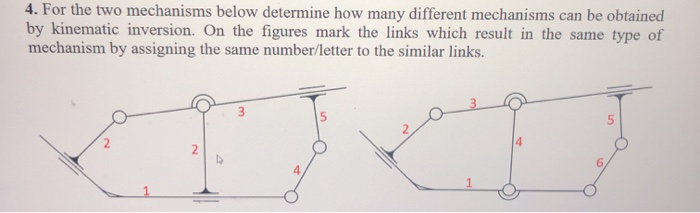 Solved 4. For the two mechanisms below determine how many | Chegg.com