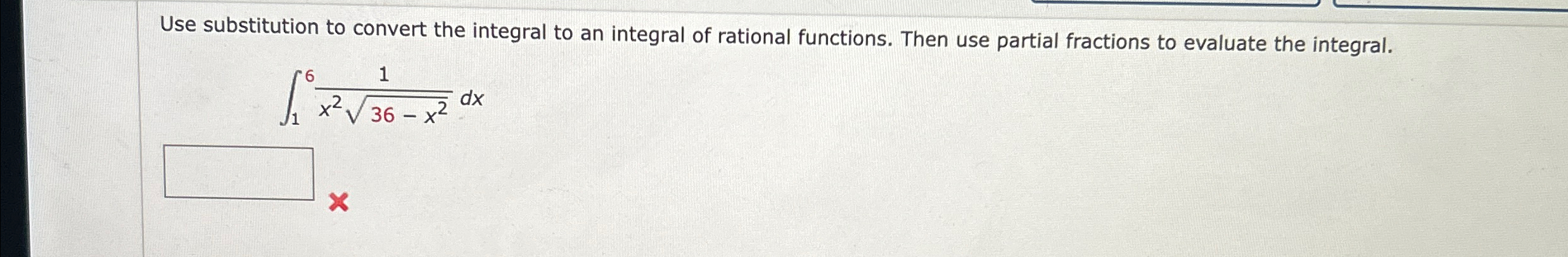Solved Use substitution to convert the integral to an | Chegg.com