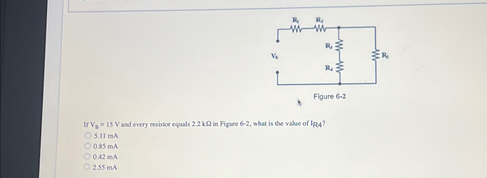 Solved If VS=15V ﻿and every resistor equals 2.2kΩ ﻿in Figure | Chegg.com