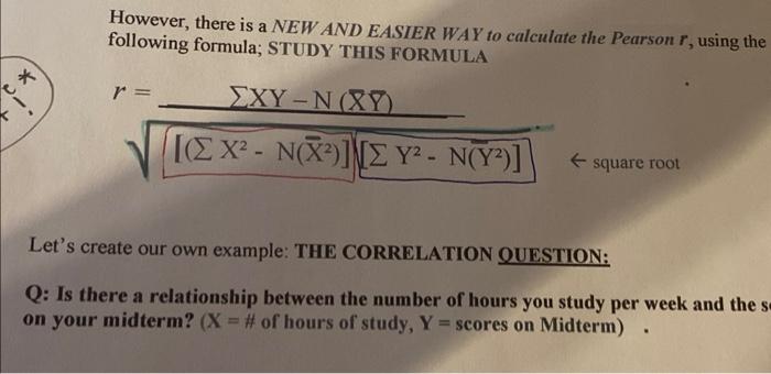 Solved Table 1. Data set of the correlation between the | Chegg.com