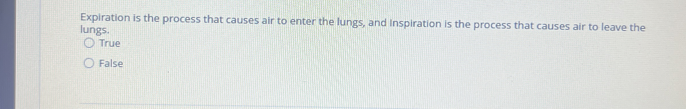 Solved Expiration is the process that causes air to enter | Chegg.com