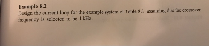 6. In Example 8.3 of your textbook, design the | Chegg.com