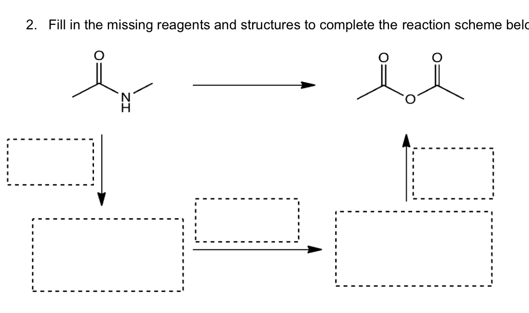 Solved Fill in the missing reagents and structures to | Chegg.com