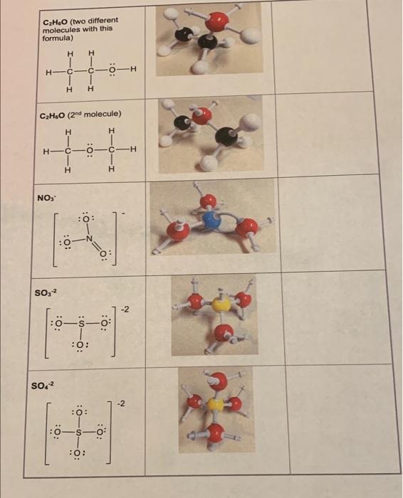 Solved Examples Lewis Diagram Model of Molecule (lon) Soe | Chegg.com