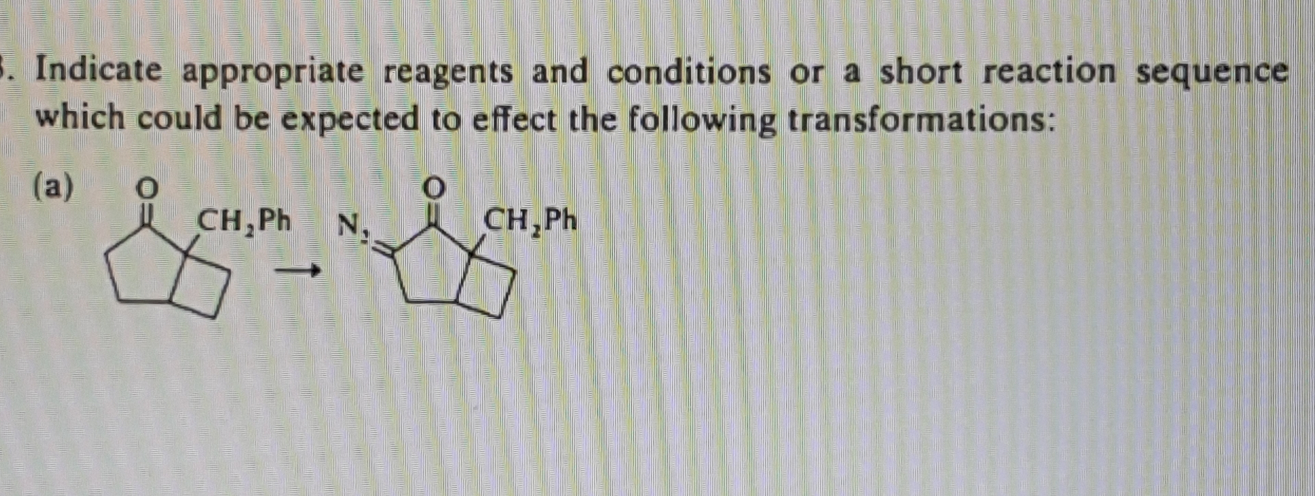 Solved Indicate appropriate reagents and conditions or a | Chegg.com
