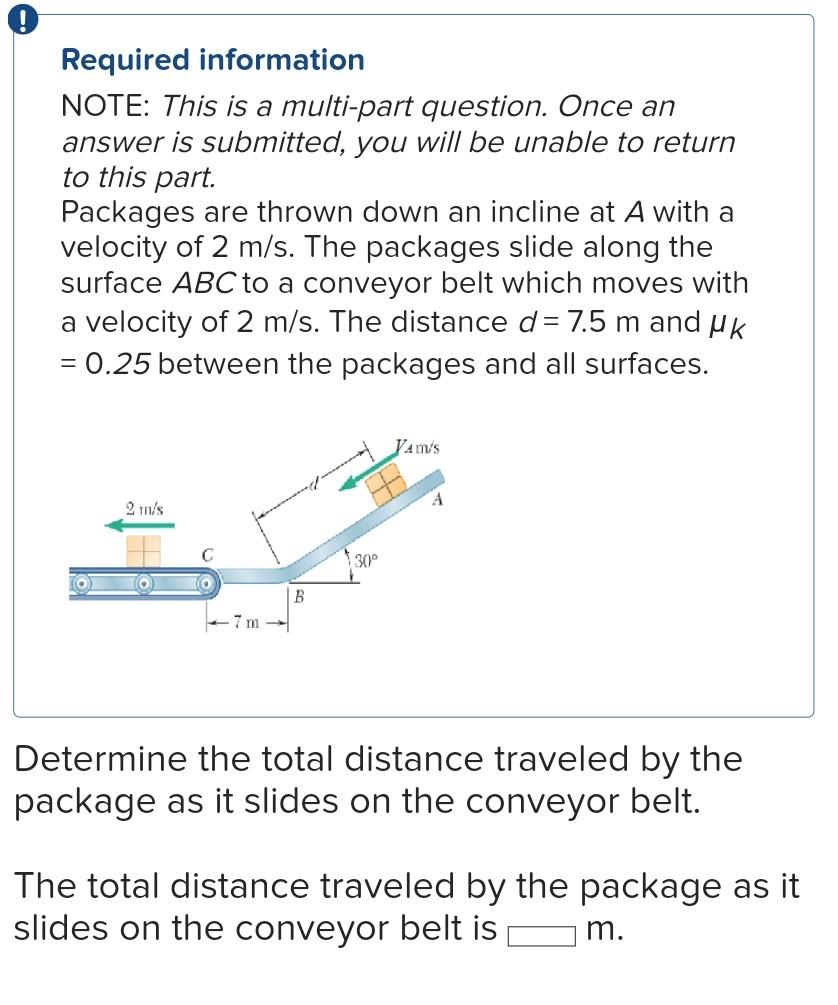 Solved Required information NOTE: This is a multi-part | Chegg.com