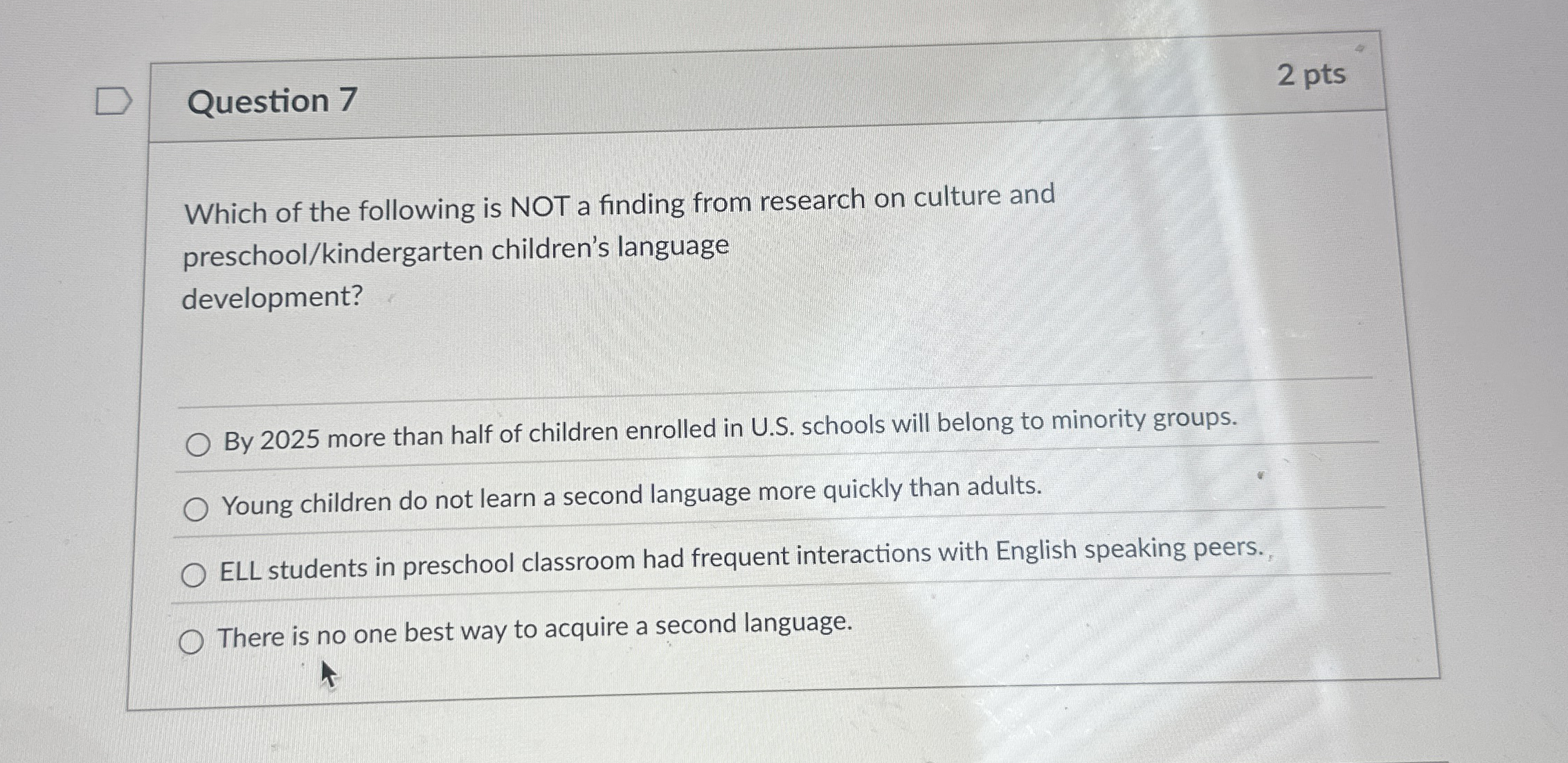 Solved Question 72 ﻿ptsWhich of the following is NOT a | Chegg.com