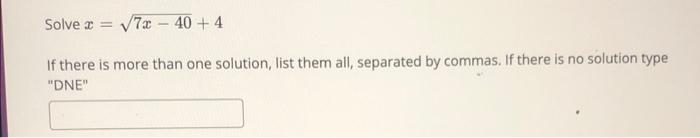 Solved Solve the equation: 1x + 48 = x + 6 Answer: 2 = | Chegg.com