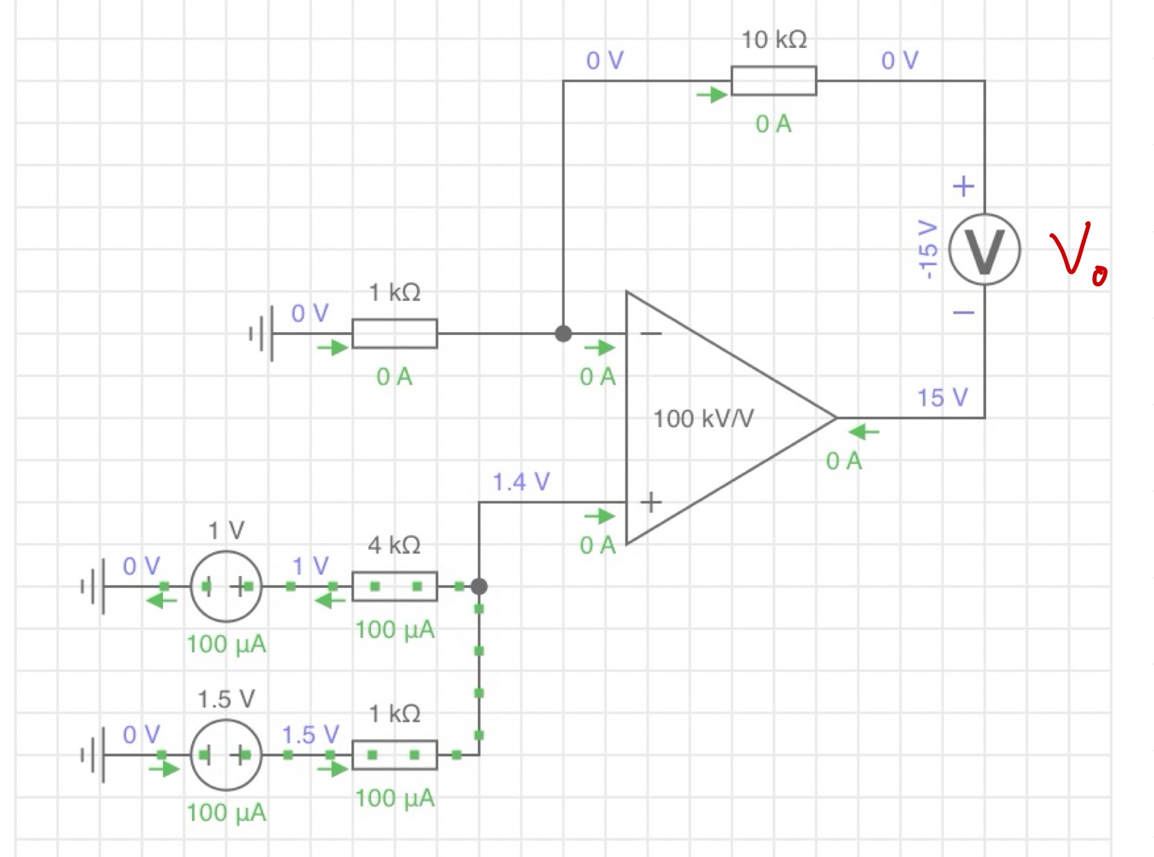 Solved Calculate V0 ﻿theorethically. Please show step by | Chegg.com