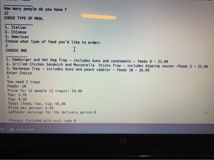 Solved java programming Create program they have three | Chegg.com