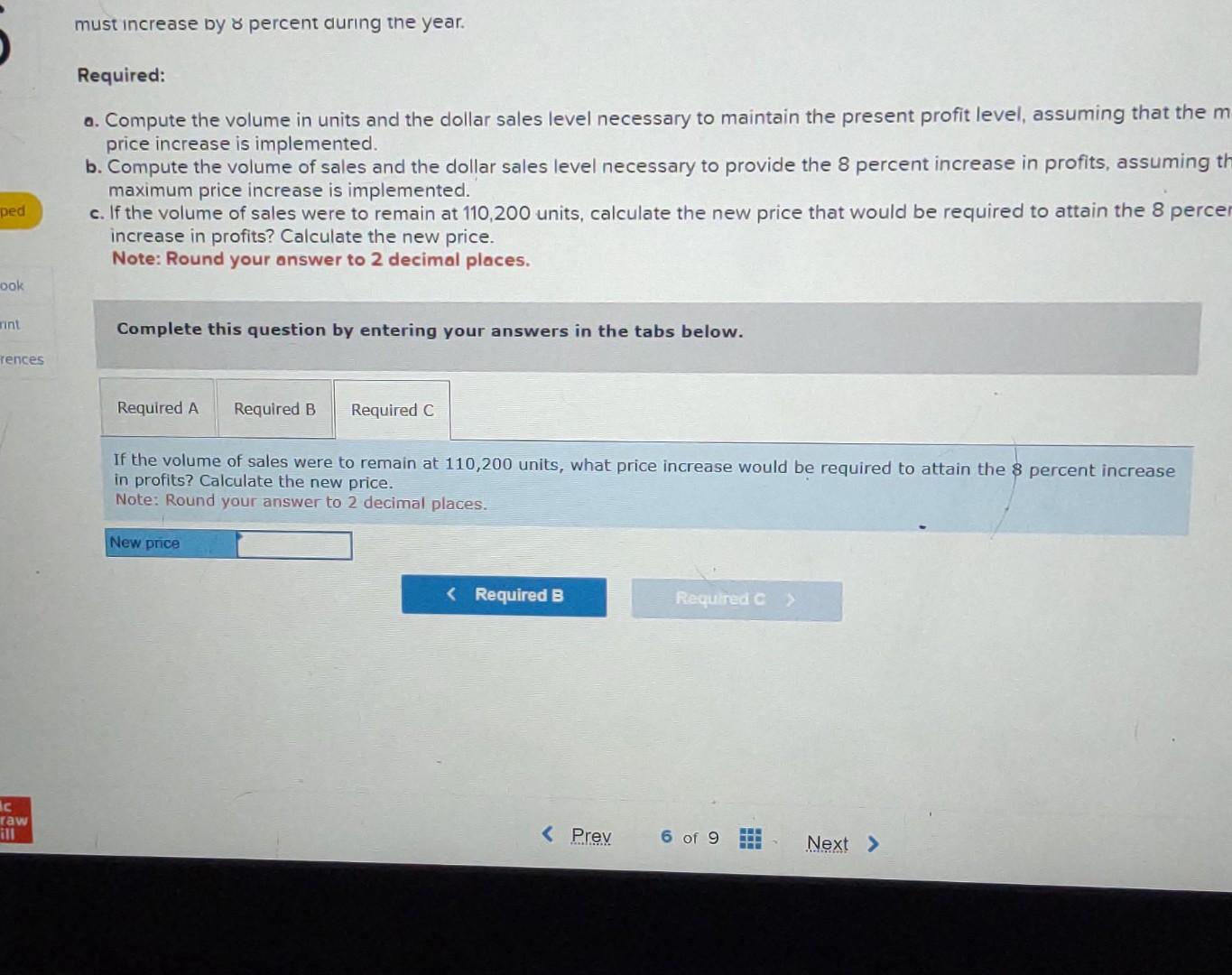 Solved Problem 3-55 (Algo) CVP Analysis and Price Changes | Chegg.com