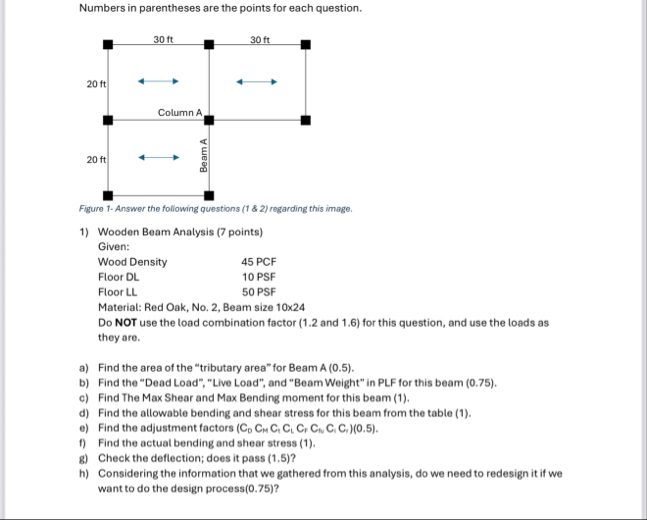 Solved Numbers in parentheses are the points for each | Chegg.com
