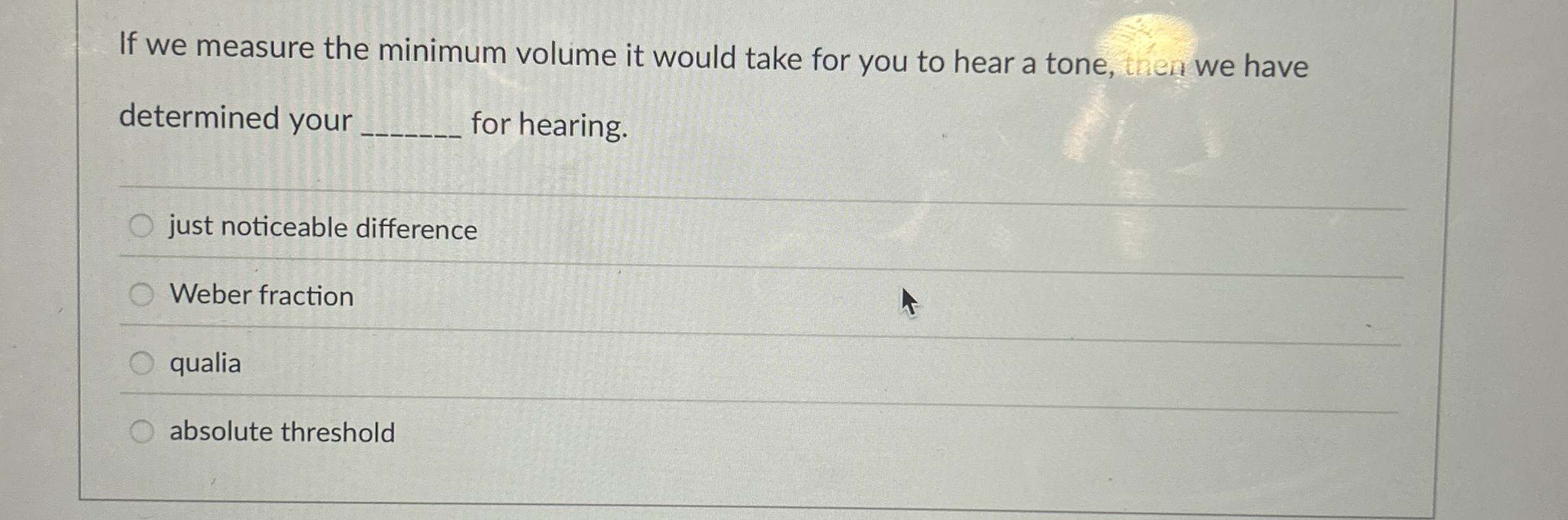 Solved If we measure the minimum volume it would take for | Chegg.com