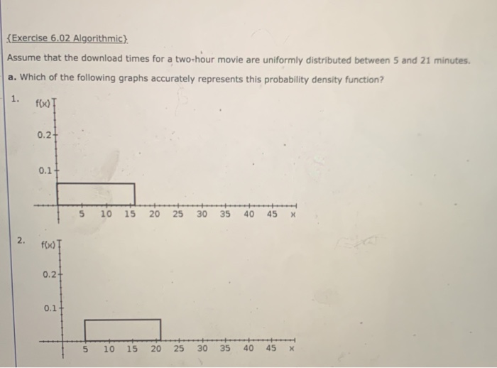 Solved {Exercise 6.02 Algorithmic). Assume that the download | Chegg.com