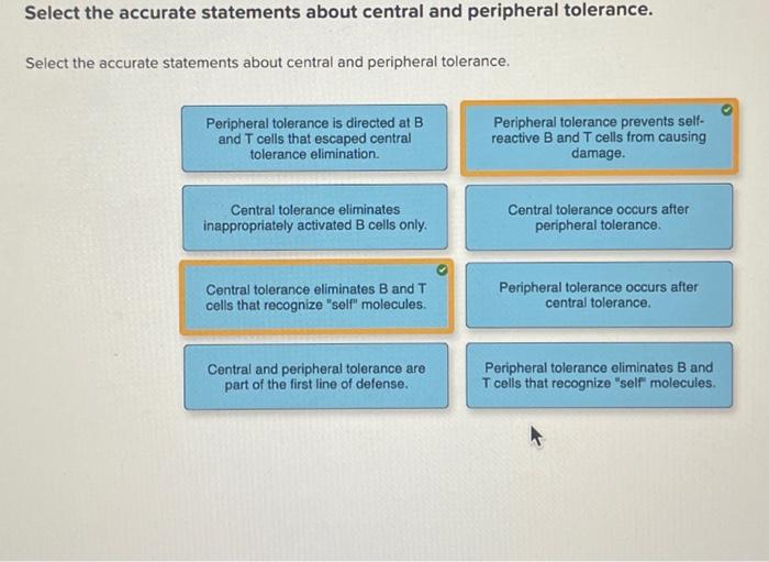 Solved Select the accurate statements about central and | Chegg.com