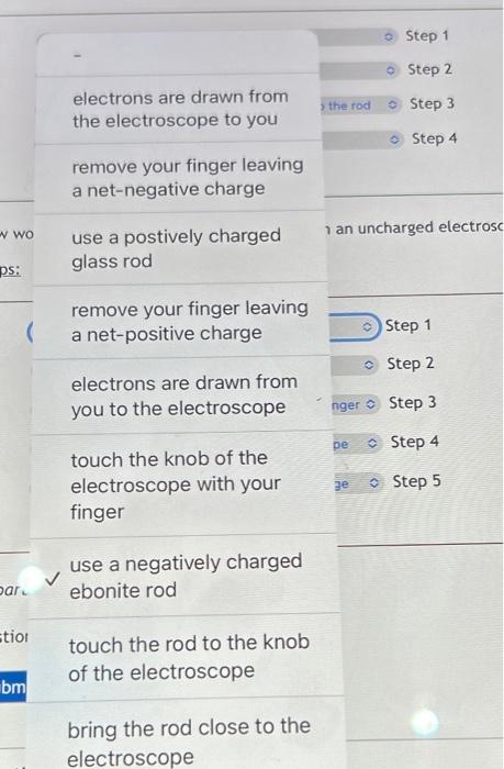 Solved How would you obtain a net negative charge on an | Chegg.com
