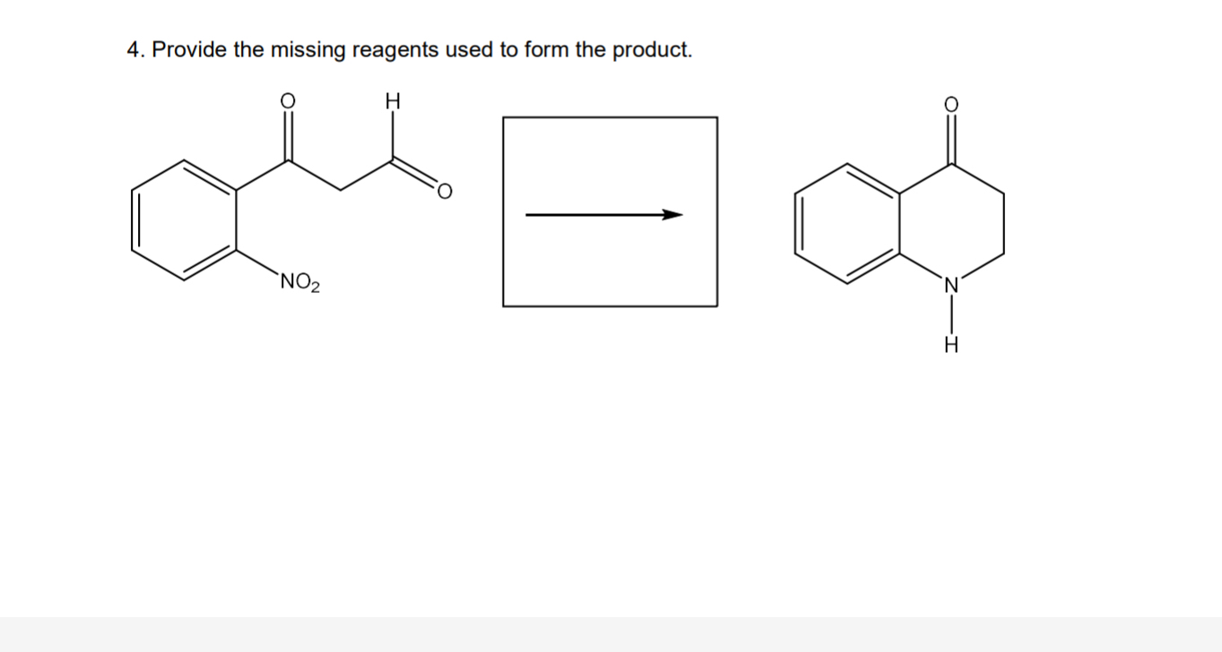 Solved Provide the missing reagents used to form the | Chegg.com
