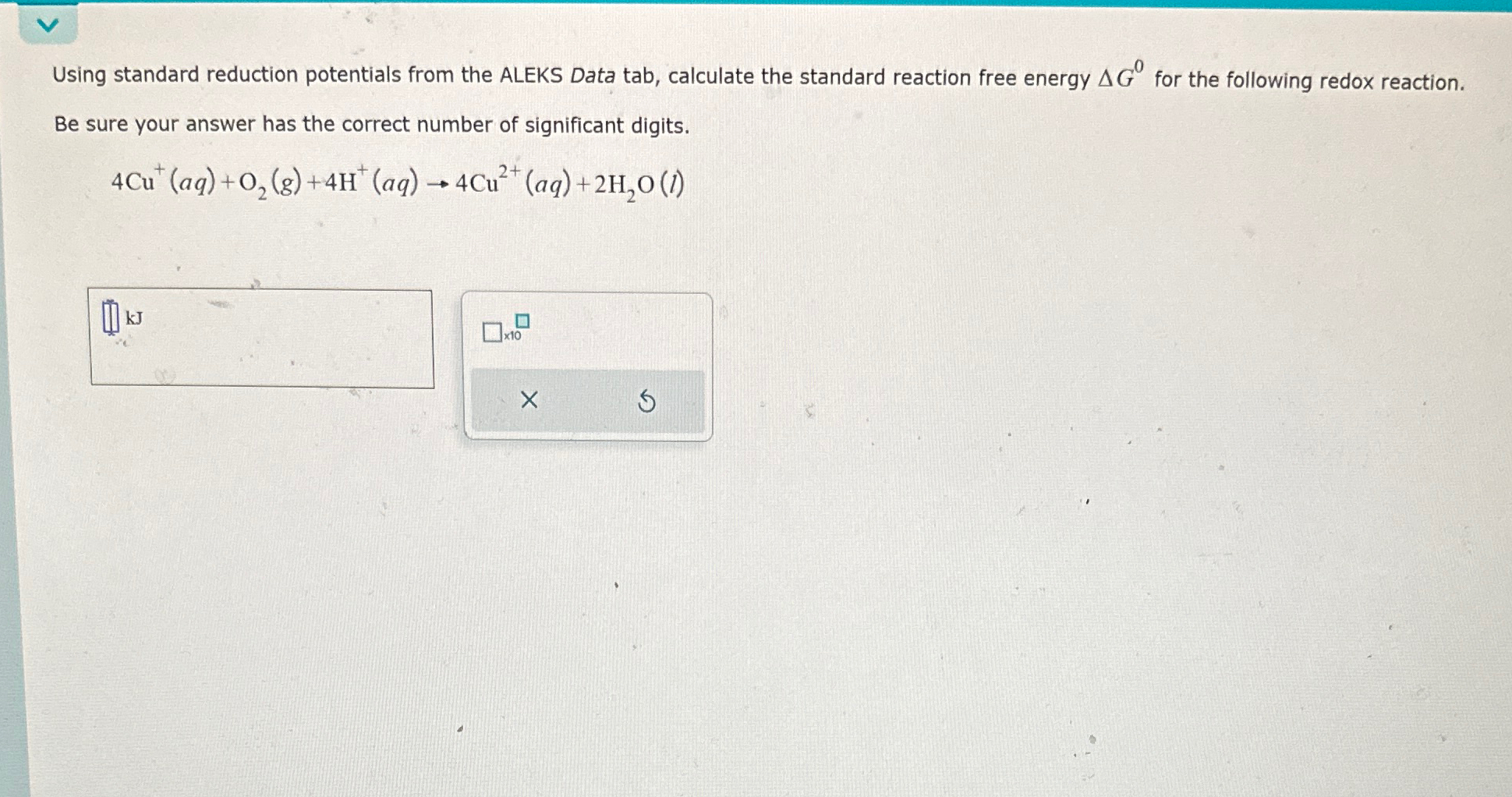 Solved Using Standard Reduction Potentials From The Aleks