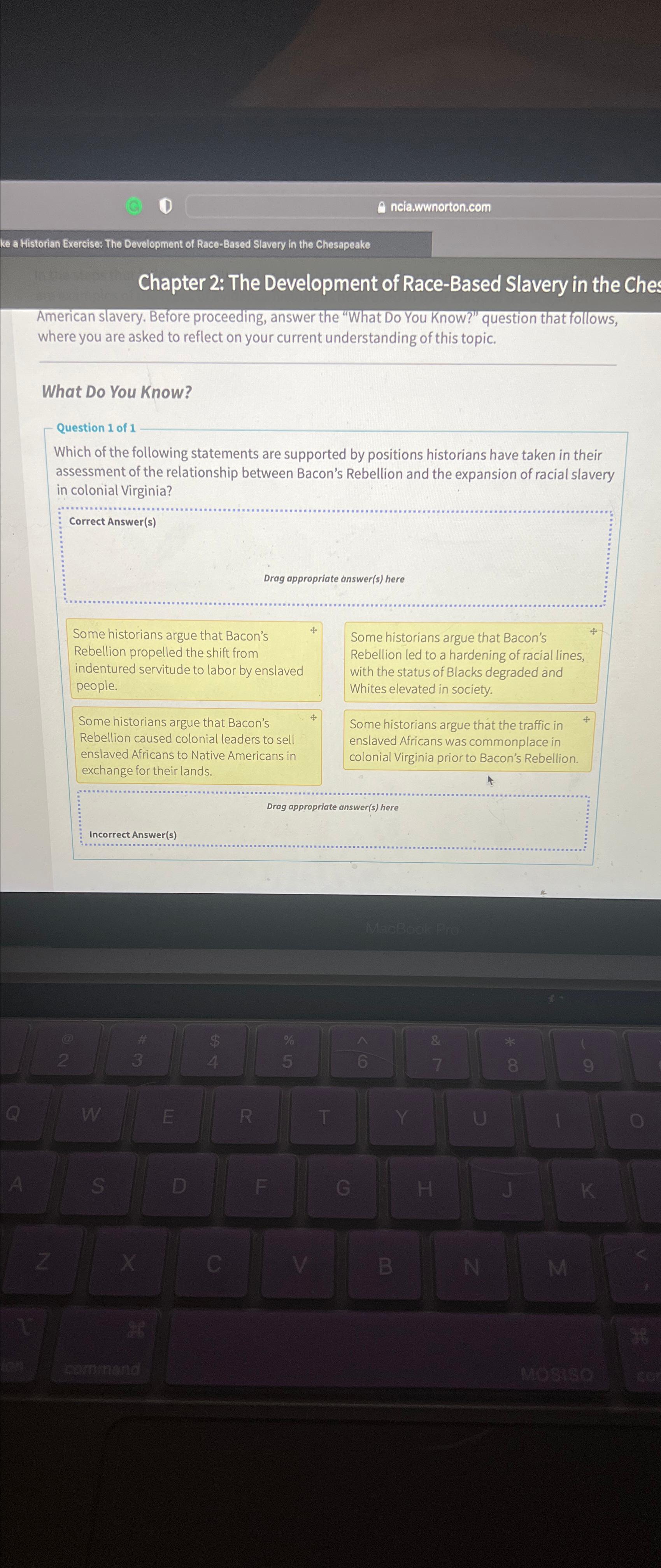 Solved ncia.wwnorton.comke a Historian Exercise: The | Chegg.com