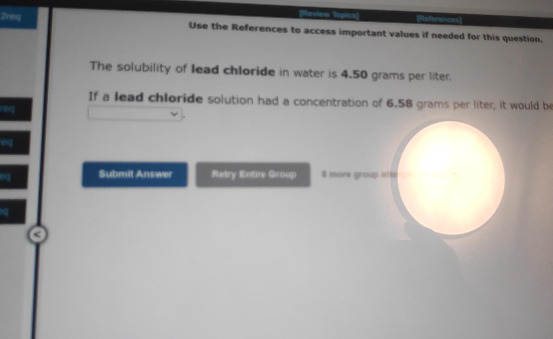 Solved 2req [Review Topics] References) Use the References | Chegg.com