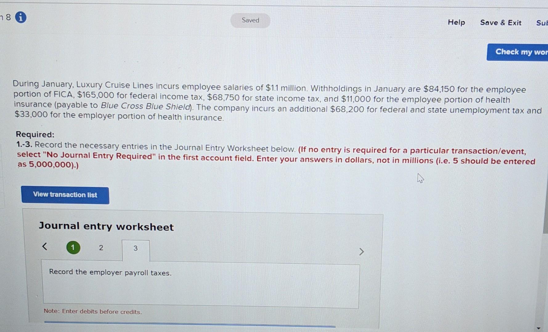 Solved 78 Saved Help Save & Exit Sub Check my wor During | Chegg.com