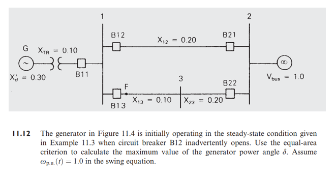Solved II.I2 ﻿The generator in Figure 11.4 ﻿is initially | Chegg.com