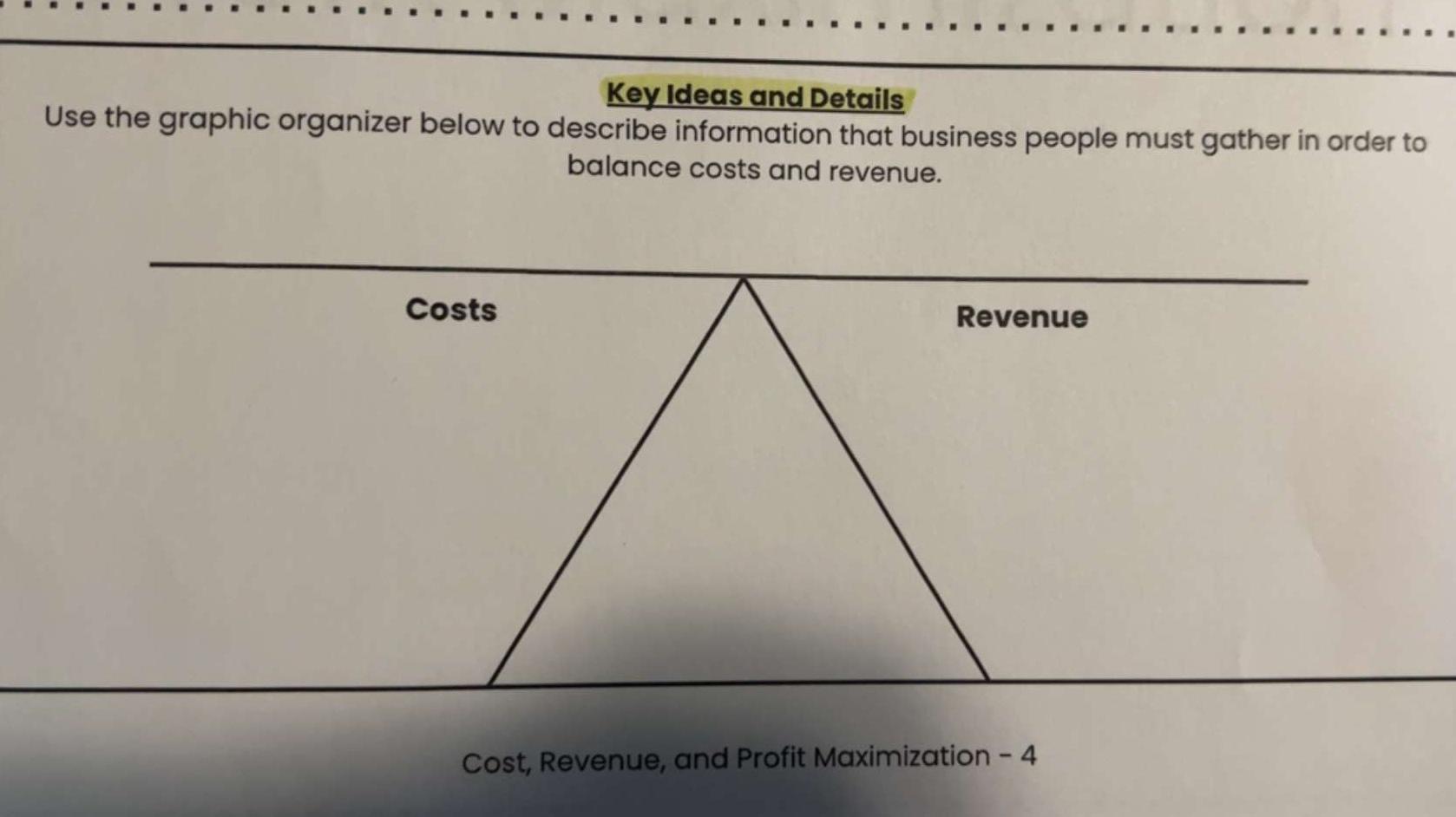 [Solved]: Key Ideas and Details Use the graphic organiz
