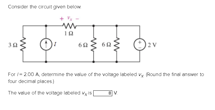Solved Consider the circuit given below.For l=2.00A, | Chegg.com