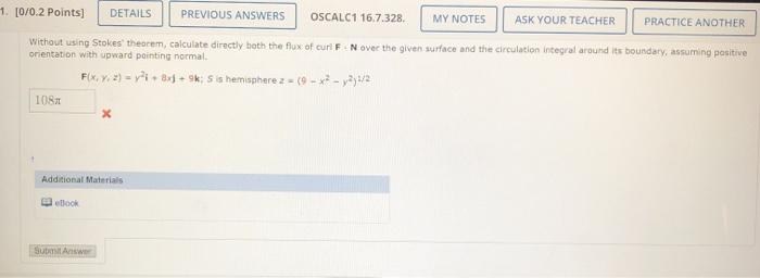 Solved without using stokes theorem, calculate directly both | Chegg.com