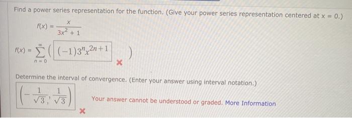 Solved Find a power series representation for the function. | Chegg.com