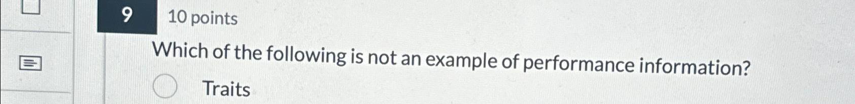 Solved 910 pointsWhich of the following is not an example | Chegg.com Solved 910 pointsWhich of the following is not an example | Chegg.com