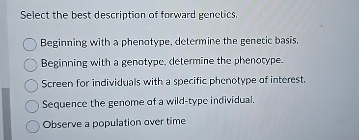 Solved Select the best description of forward | Chegg.com