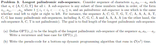 Solved Consider sequence of characters a1, a2,... an, | Chegg.com Solved Consider sequence of characters a1, a2,... an, | Chegg.com