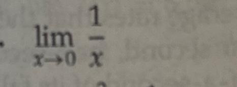 Solved limx→01x ﻿Graph | Chegg.com