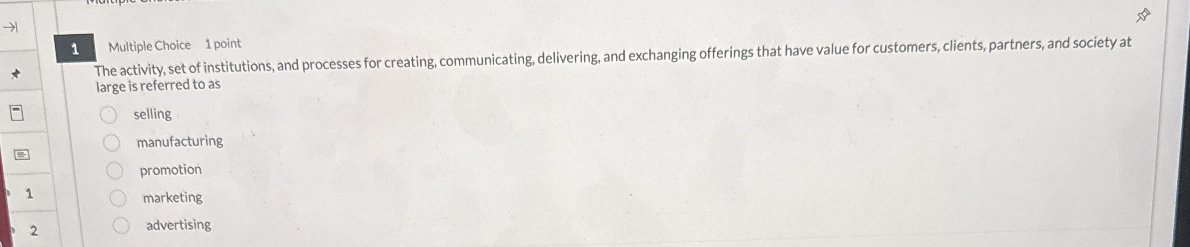 1Multiple Choice 1 ﻿pointThe activity, set of | Chegg.com
