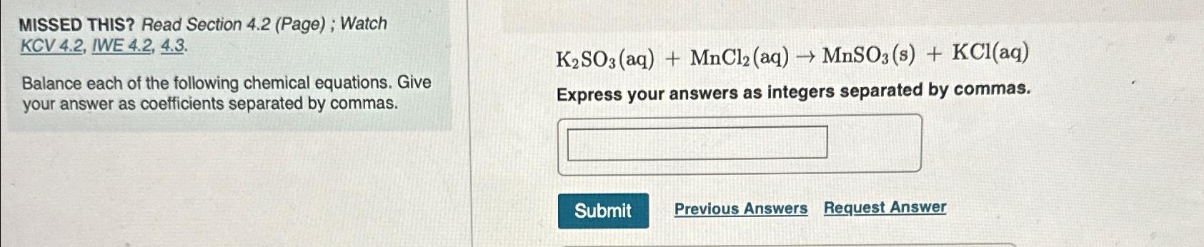 Solved Balance each of the following chemical equations. | Chegg.com