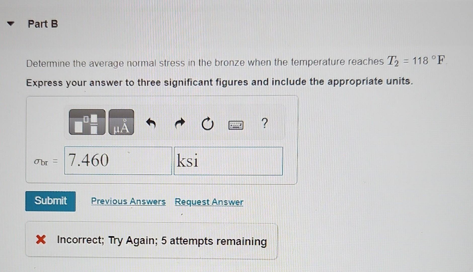 Solved The assembly has the diameters and material make-up | Chegg.com