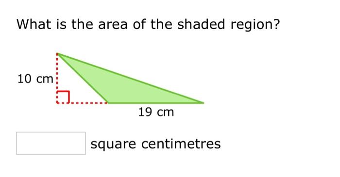 Solved What is the area of the shaded region? square | Chegg.com
