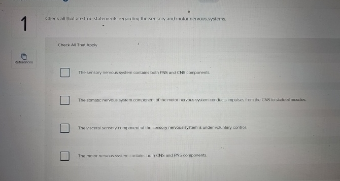 Solved Check all that are true statements regarding the | Chegg.com